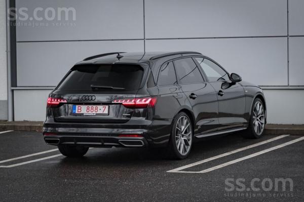 Black Audi A4 2022 in Riga, with an engine capacity of 2.00 L and mileage of 200 thousand km for 23990 €, photo 4 on AUTOMOTO.COM.LV