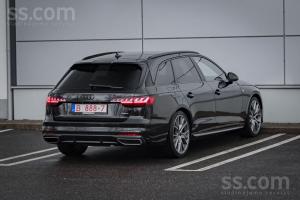 Black Audi A4 2022 in Riga, with an engine capacity of 2.00 L and mileage of 200 thousand km for 23990 €, photo 5 on AUTOMOTO.COM.LV