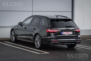Black Audi A4 2022 in Riga, with an engine capacity of 2.00 L and mileage of 200 thousand km for 23990 €, photo 7 on AUTOMOTO.COM.LV