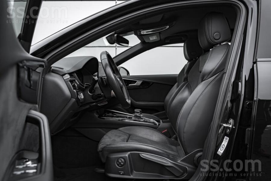 Black Audi A4 2022 in Riga, with an engine capacity of 2.00 L and mileage of 200 thousand km for 23990 €, photo 12 on AUTOMOTO.COM.LV