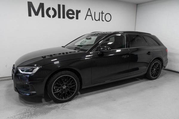 Black Audi A4 2022 in Vilnius, with an engine capacity of 2.00 L and mileage of 163 thousand km for 20900 €, photo 5 on AUTOMOTO.COM.LV