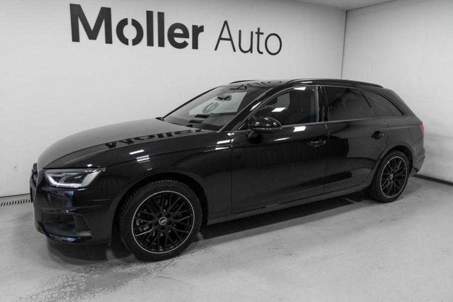 Black Audi A4 2022 in Vilnius, with an engine capacity of 2.00 L and mileage of 163 thousand km for 20900 €, photo 6 on AUTOMOTO.COM.LV