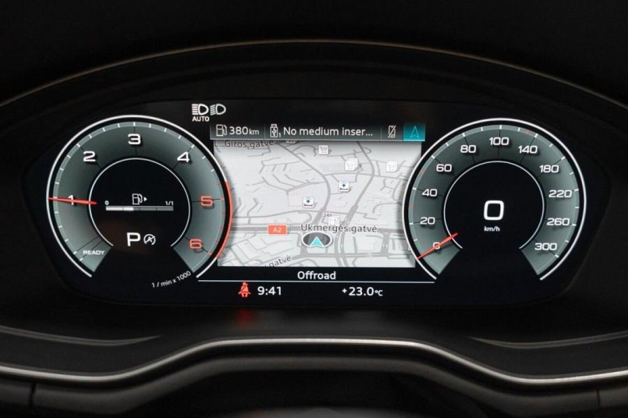 Black Audi A4 2022 in Vilnius, with an engine capacity of 2.00 L and mileage of 163 thousand km for 20900 €, photo 18 on AUTOMOTO.COM.LV
