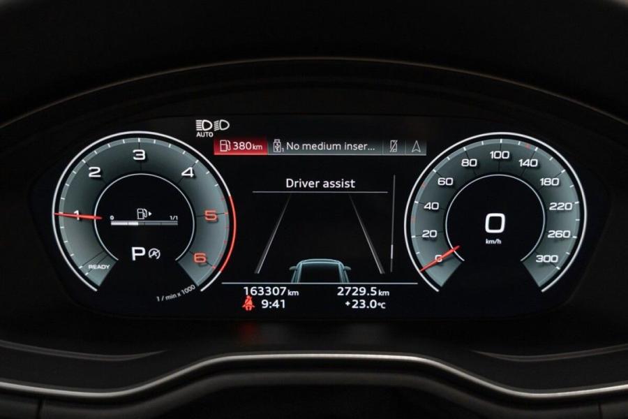 Black Audi A4 2022 in Vilnius, with an engine capacity of 2.00 L and mileage of 163 thousand km for 20900 €, photo 19 on AUTOMOTO.COM.LV