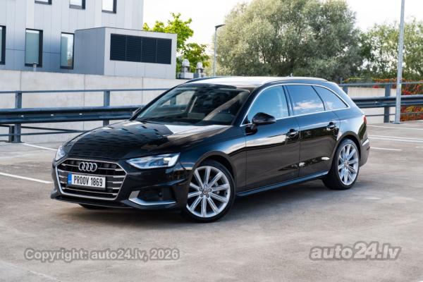 Black Audi A4 2022 in Tartu, with an engine capacity of 2.00 L and mileage of 267 thousand km for 15499 €, photo 1 on AUTOMOTO.COM.LV