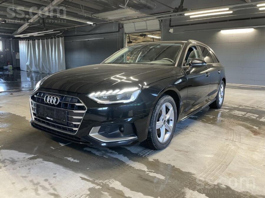 Black Audi A4 2022 in Jurmala, with an engine capacity of 2.00 L and mileage of 200 thousand km for 15950 €, photo 1 on AUTOMOTO.COM.LV