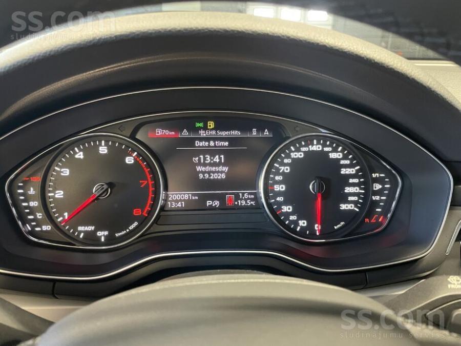 Black Audi A4 2022 in Jurmala, with an engine capacity of 2.00 L and mileage of 200 thousand km for 15950 €, photo 13 on AUTOMOTO.COM.LV