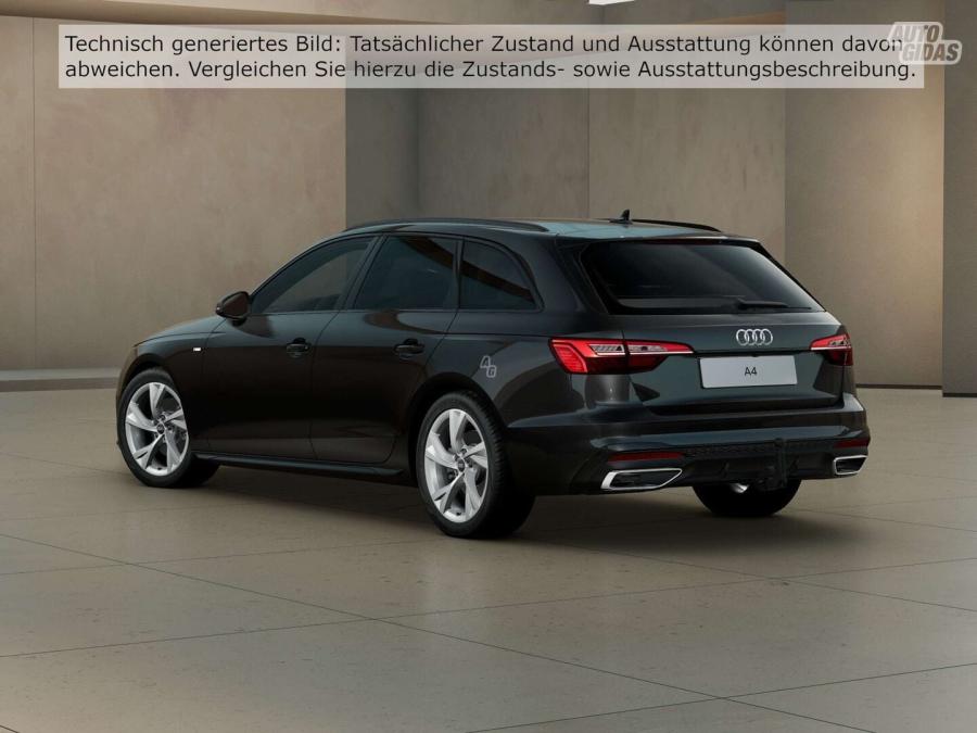 Melns Audi A4 2023 Kauņa, ar dzinēja tilpumu 2.00 L un nobraukumu 21 tūkst. km par 33209 €, foto 4 vietnē AUTOMOTO.COM.LV