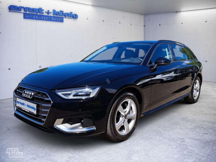 Melns Audi A4 2023 Kauņa, ar dzinēja tilpumu 2.00 L un nobraukumu 43 tūkst. km par 32278 €, foto 1 vietnē AUTOMOTO.COM.LV