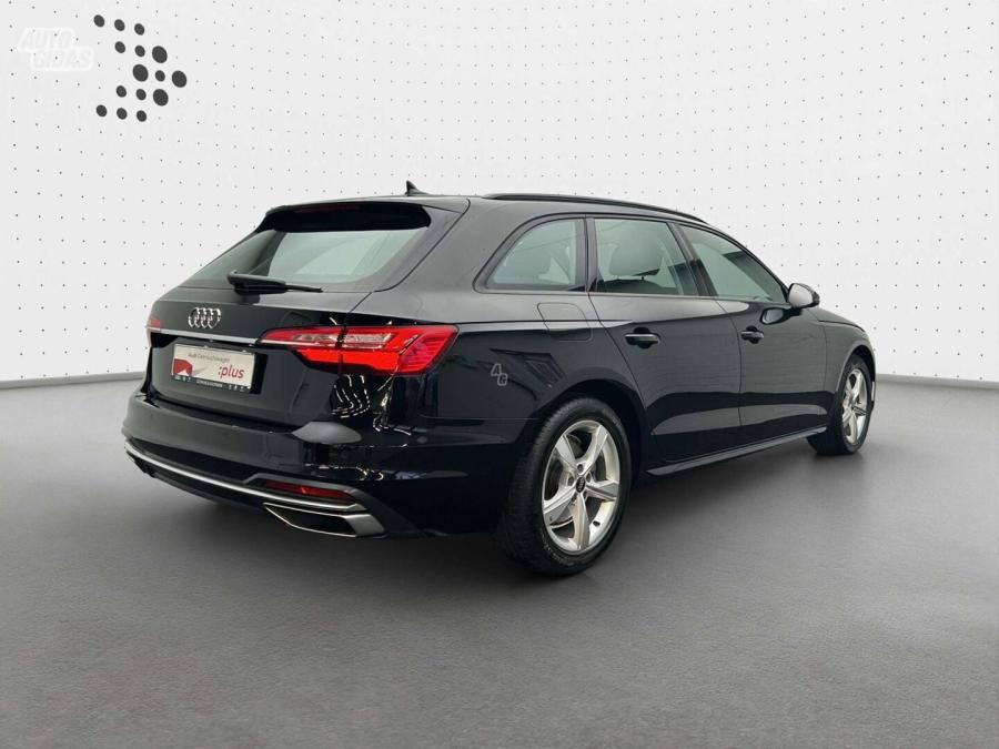 Black Audi A4 2023 in Kaunas, with an engine capacity of 2.00 L and mileage of 27 thousand km for 31627 €, photo 2 on AUTOMOTO.COM.LV