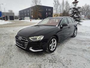 Melns Audi A4 2023 Kauņa, ar dzinēja tilpumu 1.97 L un nobraukumu 29 tūkst. km par 26499 €, foto  vietnē AUTOMOTO.COM.LV