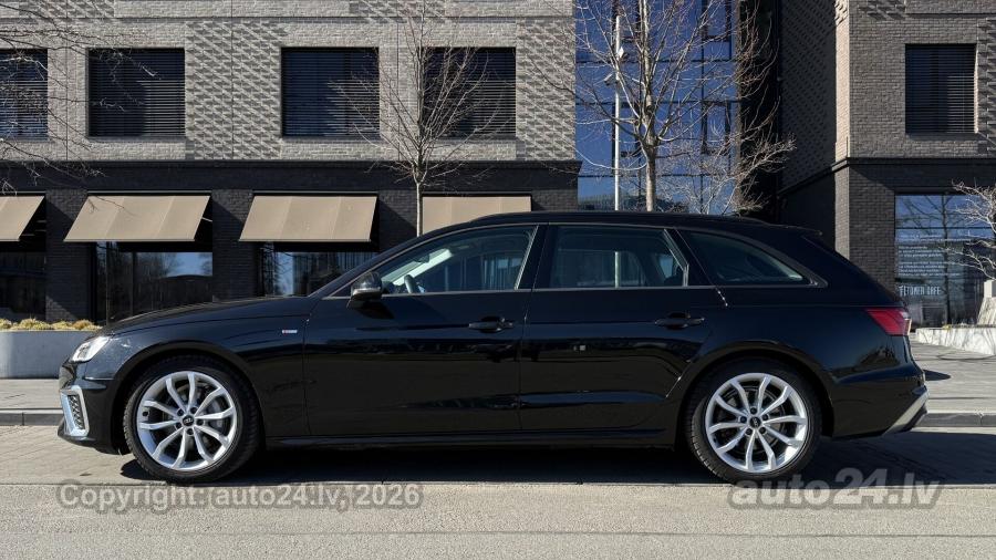 Black Audi A4 2023 in Riga, with an engine capacity of 2.00 L and mileage of 87 thousand km for 31490 €, photo 3 on AUTOMOTO.COM.LV