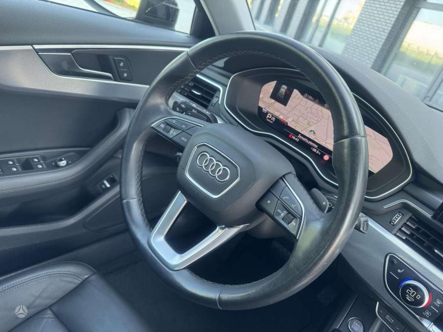 Melns Audi A4 2023 Kauņa, ar dzinēja tilpumu 2.00 L un nobraukumu 253 tūkst. km par 20300 €, foto 20 vietnē AUTOMOTO.COM.LV