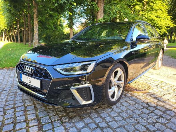 Melns Audi A4 2023 Tallina, ar dzinēja tilpumu 2.00 L un nobraukumu 99 tūkst. km par 31750 €, foto 1 vietnē AUTOMOTO.COM.LV