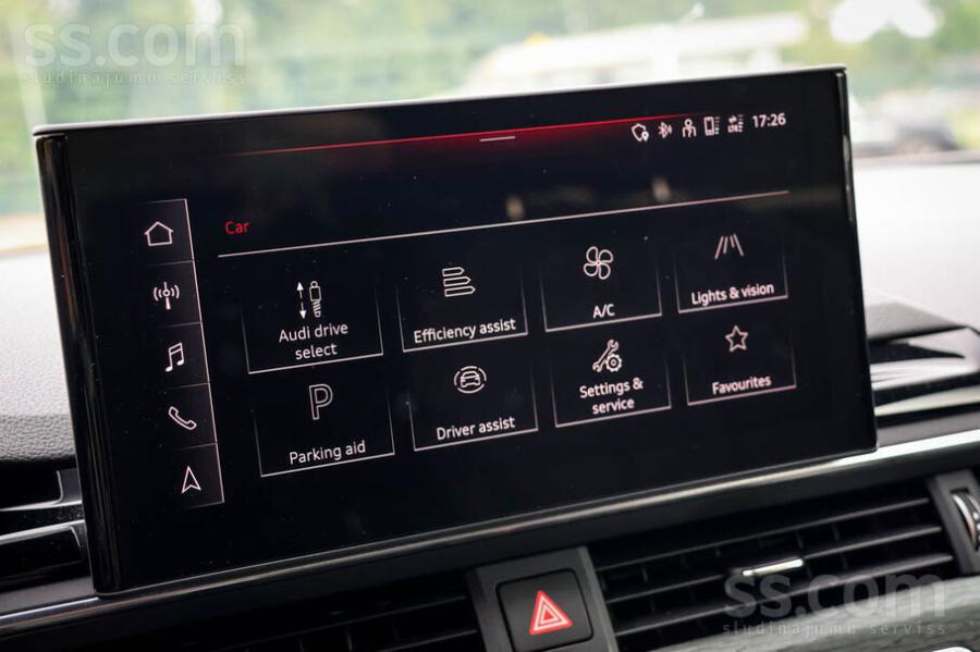 Melns Audi A4 2023 Tukums, ar dzinēja tilpumu 2.00 L un nobraukumu 190 tūkst. km par 18790 €, foto 16 vietnē AUTOMOTO.COM.LV