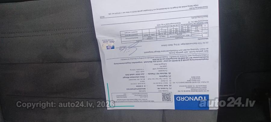 Melns Audi A4 2023 Tartu, ar dzinēja tilpumu 2.00 L un nobraukumu 189 tūkst. km par 22999 €, foto 29 vietnē AUTOMOTO.COM.LV