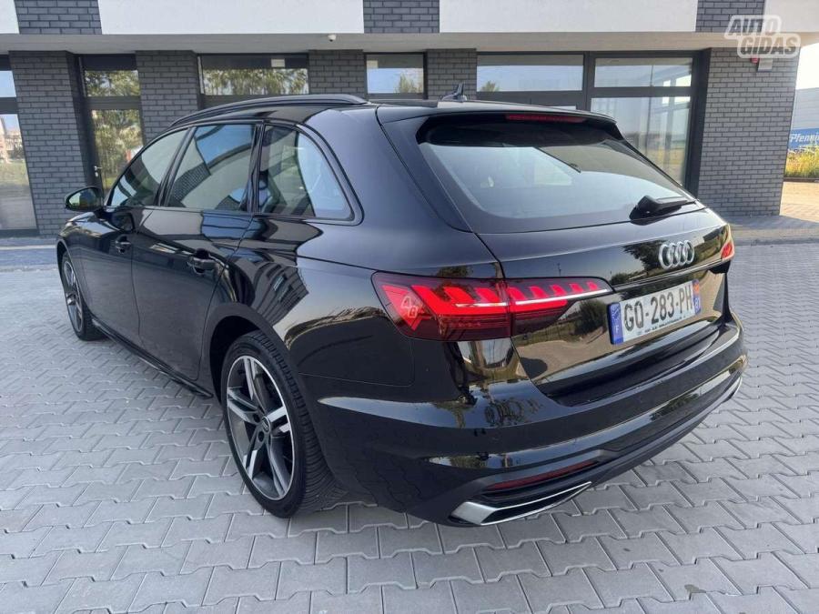 Black Audi A4 2023 in Vilnius, with an engine capacity of 2.00 L and mileage of 253 thousand km for 20300 €, photo 3 on AUTOMOTO.COM.LV