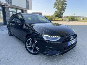 Black Audi A4 2023 in Vilnius, with an engine capacity of 2.00 L and mileage of 253 thousand km for 20300 €, photo 4 on AUTOMOTO.COM.LV