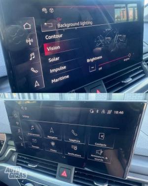 Black Audi A4 2023 in Vilnius, with an engine capacity of 2.00 L and mileage of 253 thousand km for 20300 €, photo 32 on AUTOMOTO.COM.LV