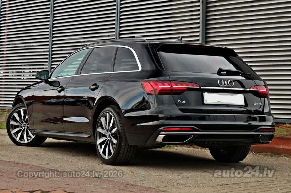 Black Audi A4 2024 in Tallinn, with an engine capacity of 2.00 L and mileage of 96 thousand km for 28000 €, photo 2 on AUTOMOTO.COM.LV