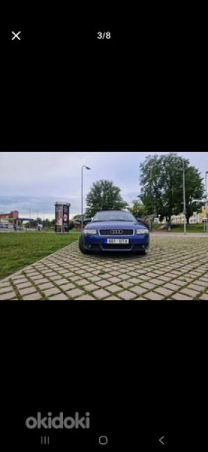 Blue Audi A4 2002 in Rapla, with an engine capacity of 2.40 L and mileage of 178 thousand km for 2500 €, photo 6 on AUTOMOTO.COM.LV