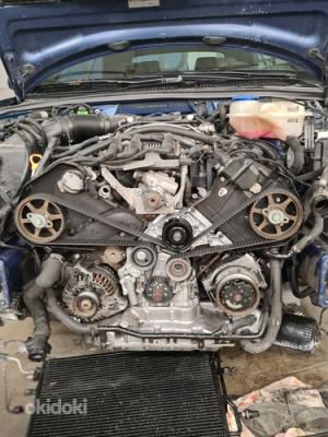Blue Audi A4 2002 in Rapla, with an engine capacity of 2.40 L and mileage of 178 thousand km for 2500 €, photo 8 on AUTOMOTO.COM.LV