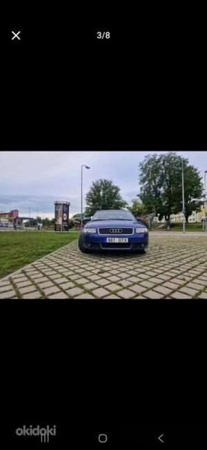 Blue Audi A4 2002 in Rapla, with an engine capacity of 2.40 L and mileage of 178 thousand km for 2500 €, photo 13 on AUTOMOTO.COM.LV