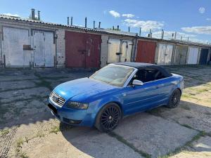 Zils Audi A4 2003 Panevēža, ar dzinēja tilpumu 2.50 L un nobraukumu 330 tūkst. km par 1250 €, foto  vietnē AUTOMOTO.COM.LV