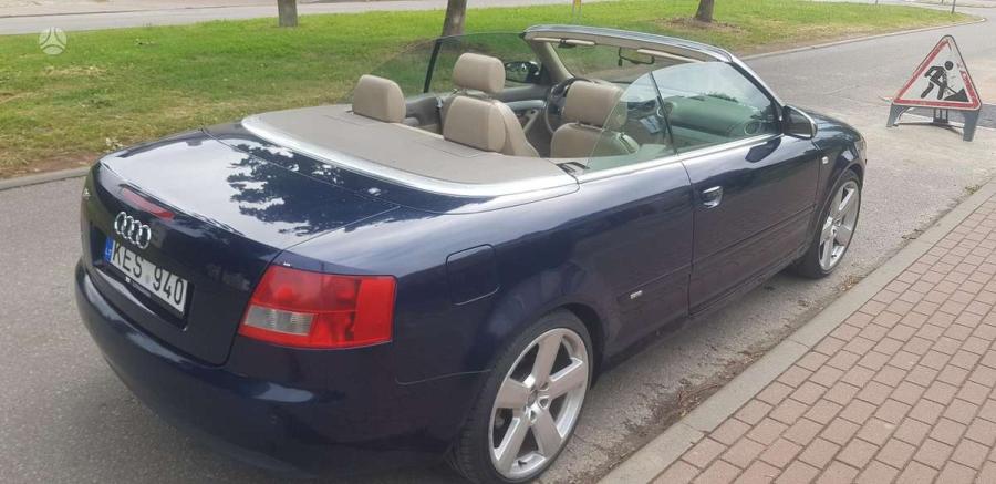 Blue Audi A4 2004 in Panevezys, with an engine capacity of 2.50 L and mileage of 266 thousand km for 3300 €, photo 10 on AUTOMOTO.COM.LV