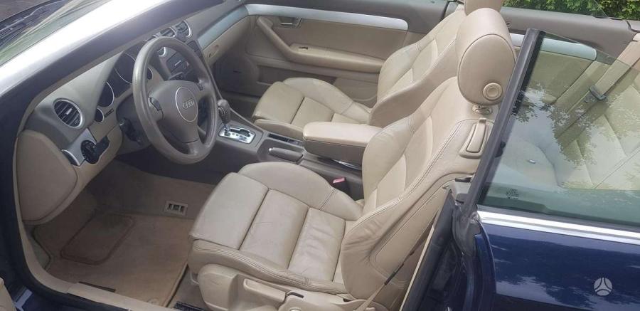 Blue Audi A4 2004 in Panevezys, with an engine capacity of 2.50 L and mileage of 266 thousand km for 3300 €, photo 24 on AUTOMOTO.COM.LV