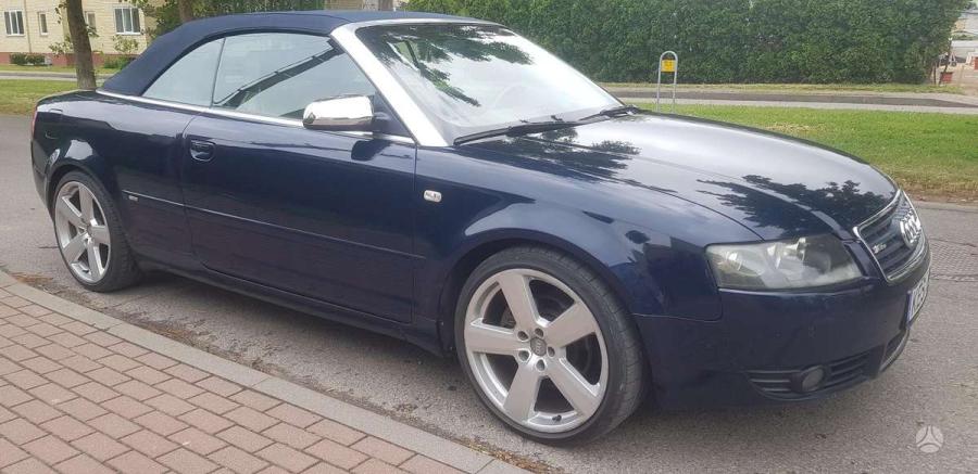 Blue Audi A4 2004 in Panevezys, with an engine capacity of 2.50 L and mileage of 266 thousand km for 3300 €, photo 28 on AUTOMOTO.COM.LV
