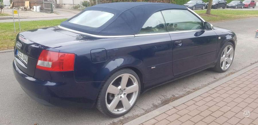 Blue Audi A4 2004 in Panevezys, with an engine capacity of 2.50 L and mileage of 266 thousand km for 3300 €, photo 29 on AUTOMOTO.COM.LV
