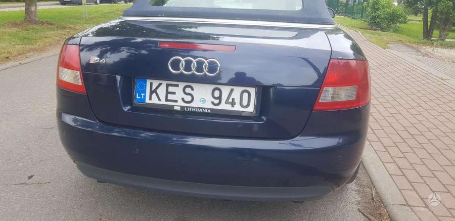 Blue Audi A4 2004 in Panevezys, with an engine capacity of 2.50 L and mileage of 266 thousand km for 3300 €, photo 30 on AUTOMOTO.COM.LV