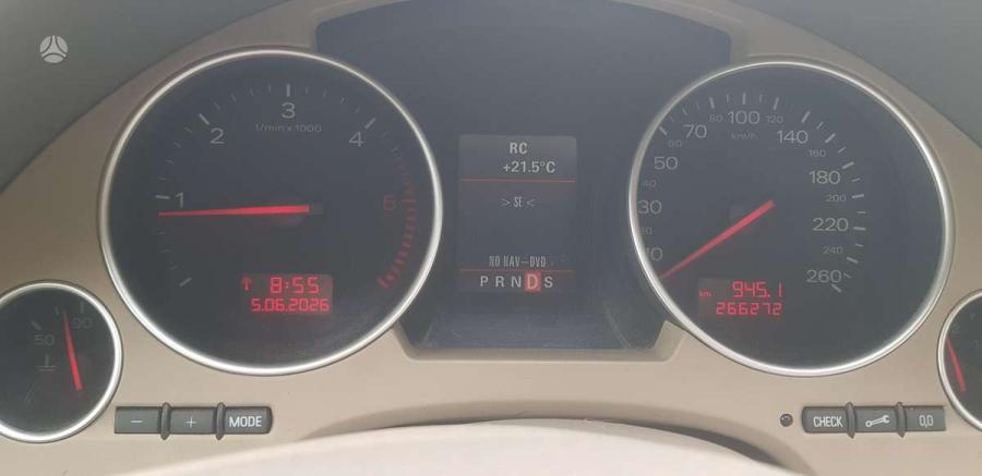 Blue Audi A4 2004 in Panevezys, with an engine capacity of 2.50 L and mileage of 266 thousand km for 3300 €, photo 32 on AUTOMOTO.COM.LV