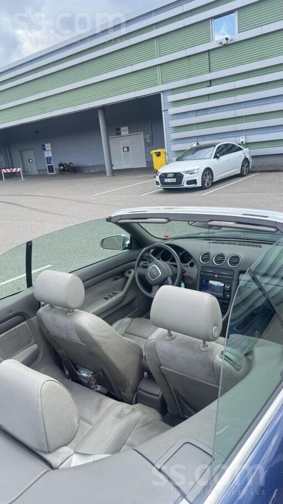 Blue Audi A4 2004 in Riga, with an engine capacity of 1.80 L and mileage of 127 thousand km for 2950 €, photo 6 on AUTOMOTO.COM.LV