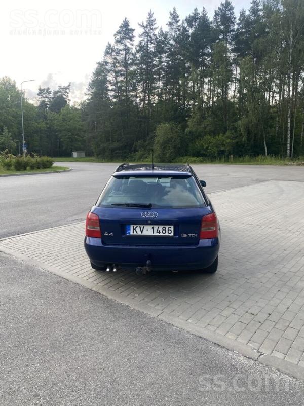 Blue Audi A4 1999 in Jelgava, with an engine capacity of 1.90 L and mileage of 328 thousand km for 1000 €, photo 3 on AUTOMOTO.COM.LV