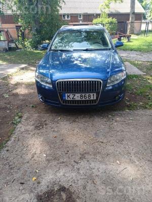Blue Audi A4 2007 in Tukums, with an engine capacity of 2.00 L and mileage of 0 thousand km for 2000 €, photo 1 on AUTOMOTO.COM.LV