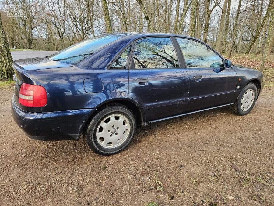 Blue Audi A4 1995 in Prienai, with an engine capacity of 1.90 L and mileage of 394 thousand km for 1000 €, photo 9 on AUTOMOTO.COM.LV