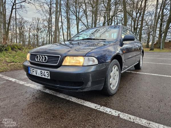 Blue Audi A4 1995 in Prienai, with an engine capacity of 1.90 L and mileage of 394 thousand km for 950 €, photo 1 on AUTOMOTO.COM.LV