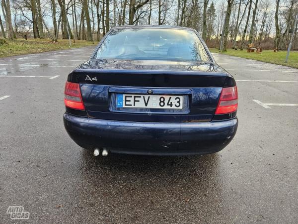 Blue Audi A4 1995 in Prienai, with an engine capacity of 1.90 L and mileage of 394 thousand km for 950 €, photo 6 on AUTOMOTO.COM.LV
