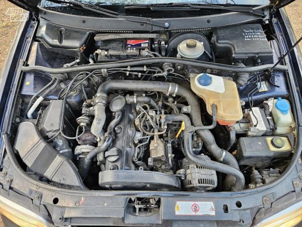 Blue Audi A4 1995 in Prienai, with an engine capacity of 1.90 L and mileage of 394 thousand km for 950 €, photo 8 on AUTOMOTO.COM.LV