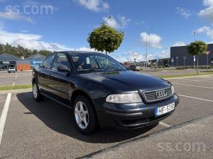 Blue Audi A4 1995 in Riga, with an engine capacity of 1.80 L and mileage of 227 thousand km for 1100 €, photo  on AUTOMOTO.COM.LV