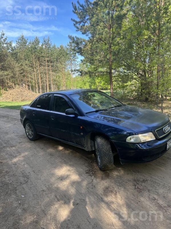 Blue Audi A4 1995 in Bauska, with an engine capacity of 1.90 L and mileage of 400 thousand km for 1100 €, photo 3 on AUTOMOTO.COM.LV