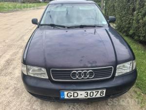 Zils Audi A4 1996 Rīga, ar dzinēja tilpumu 1.80 L un nobraukumu 382 tūkst. km par 1500 €, foto  vietnē AUTOMOTO.COM.LV