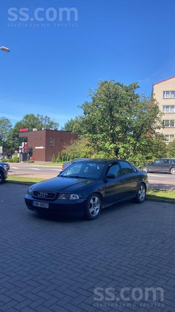 Zils Audi A4 1996 Cēsis, ar dzinēja tilpumu 1.90 L un nobraukumu 629 tūkst. km par 1200 €, foto 1 vietnē AUTOMOTO.COM.LV