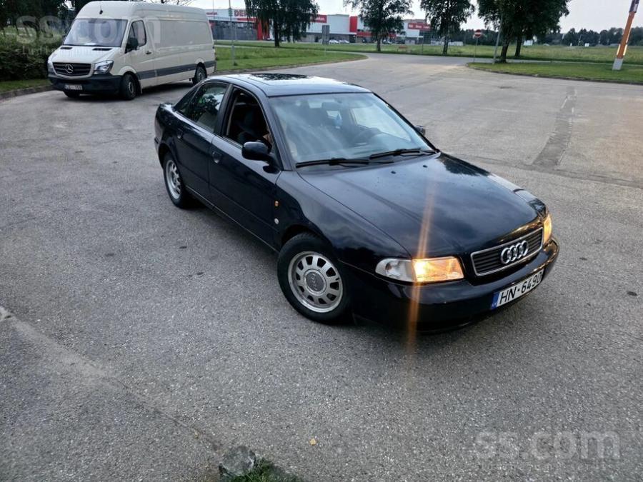 Zils Audi A4 1996 Jēkabpils, ar dzinēja tilpumu 1.90 L un nobraukumu 361 tūkst. km par 1200 €, foto 1 vietnē AUTOMOTO.COM.LV