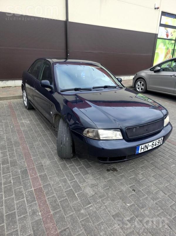 Zils Audi A4 1996 Jēkabpils, ar dzinēja tilpumu 1.90 L un nobraukumu 368 tūkst. km par 1550 €, foto 3 vietnē AUTOMOTO.COM.LV