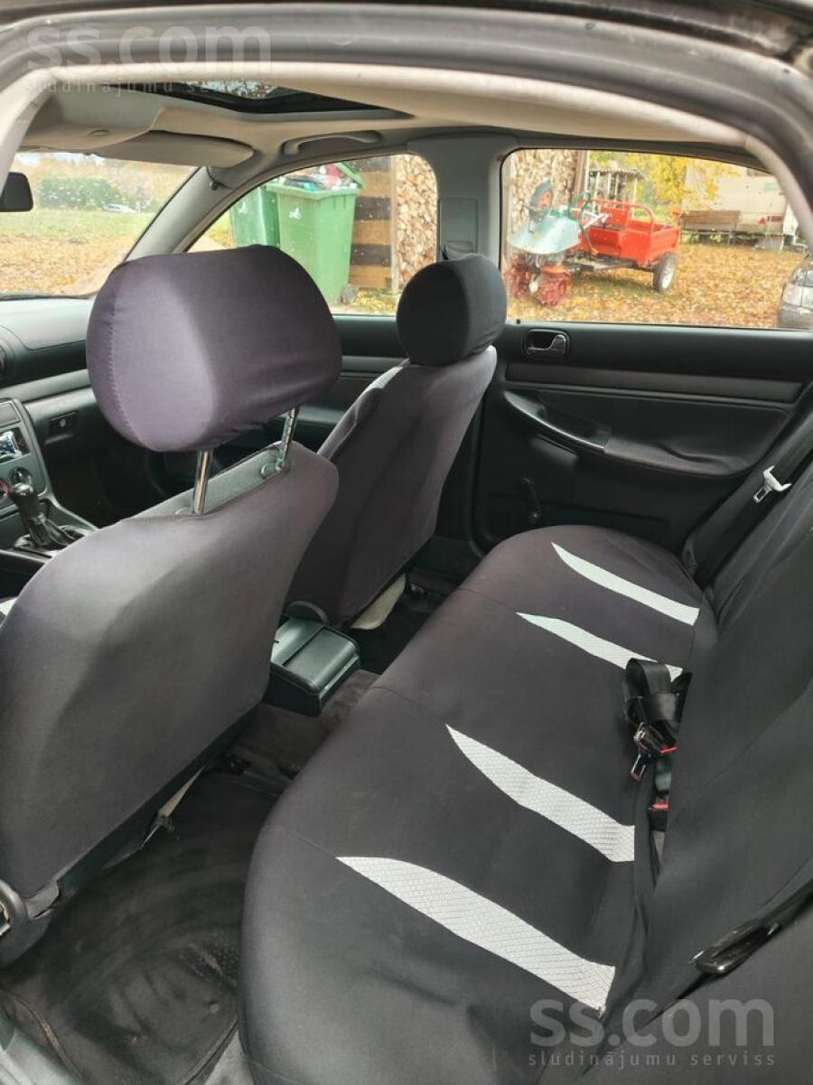 Blue Audi A4 1996 in Valmiera, with an engine capacity of 1.60 L and mileage of 272 thousand km for 600 €, photo 6 on AUTOMOTO.COM.LV