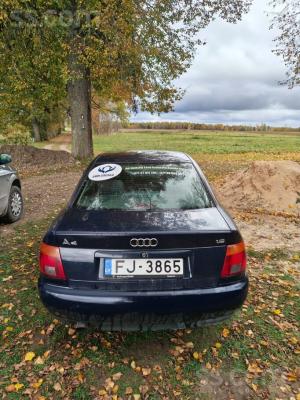 Blue Audi A4 1996 in Valmiera, with an engine capacity of 1.60 L and mileage of 272 thousand km for 600 €, photo 10 on AUTOMOTO.COM.LV