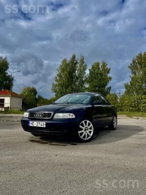 Blue Audi A4 1996 in Aizkraukle, with an engine capacity of 1.80 L and mileage of 317 thousand km for 900 €, photo 1 on AUTOMOTO.COM.LV
